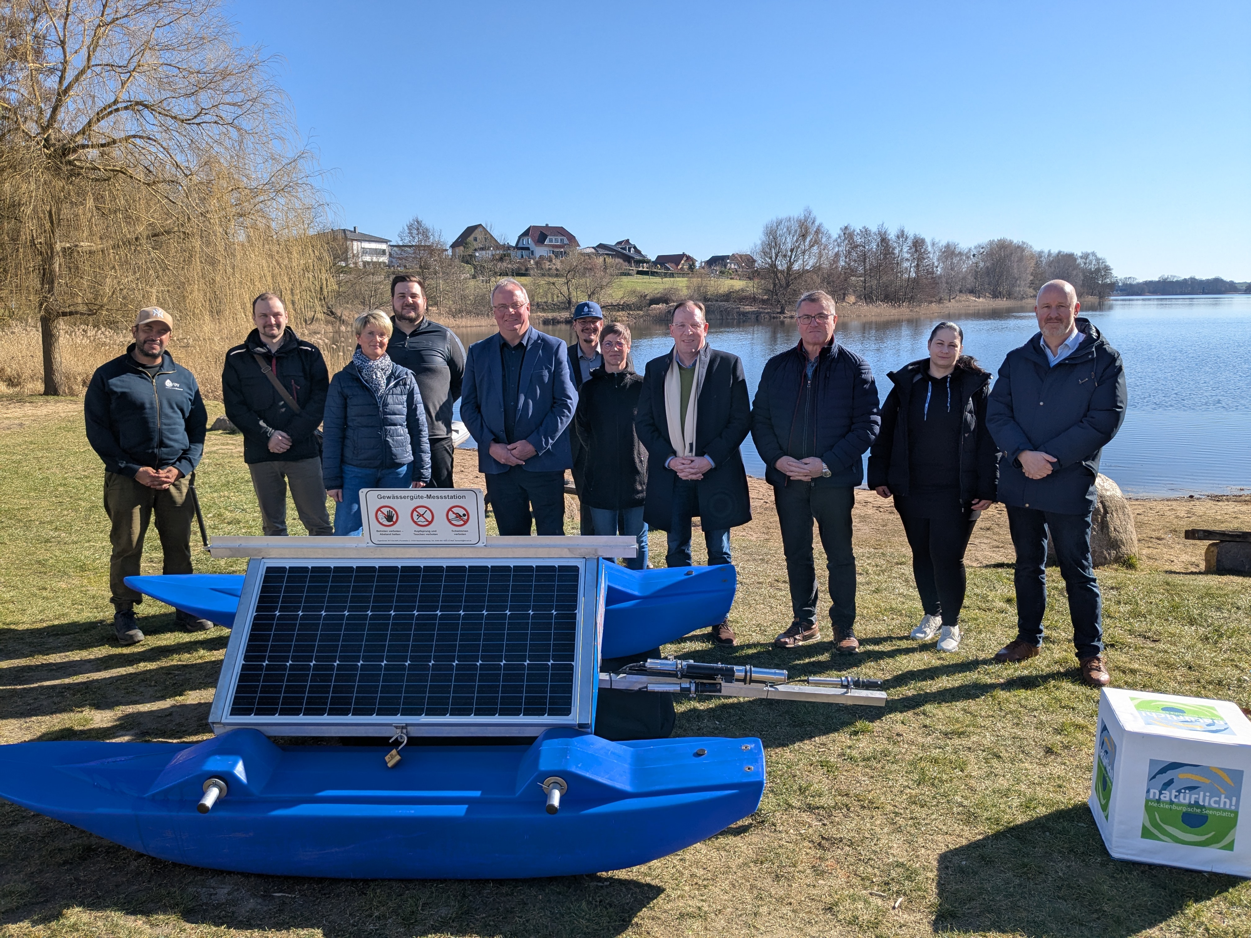 Mit Natur punkten: Anlage zum Wasser-Monitoring im Großen Stadtsee in ...