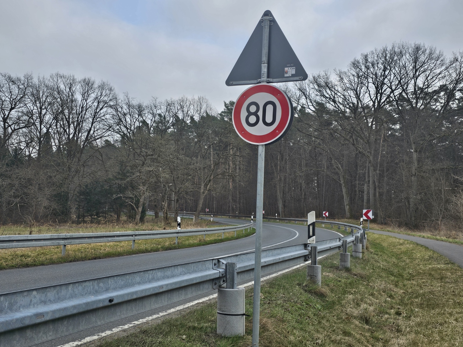Darauf muss man erst mal kommen: Tempolimit zwischen Lindenberg und ...