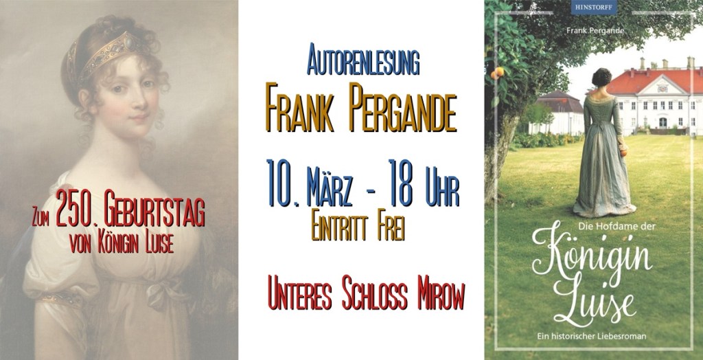 Zum Luisen-Jubiläum: Frank Pergande stellt in Mirow historischen ...